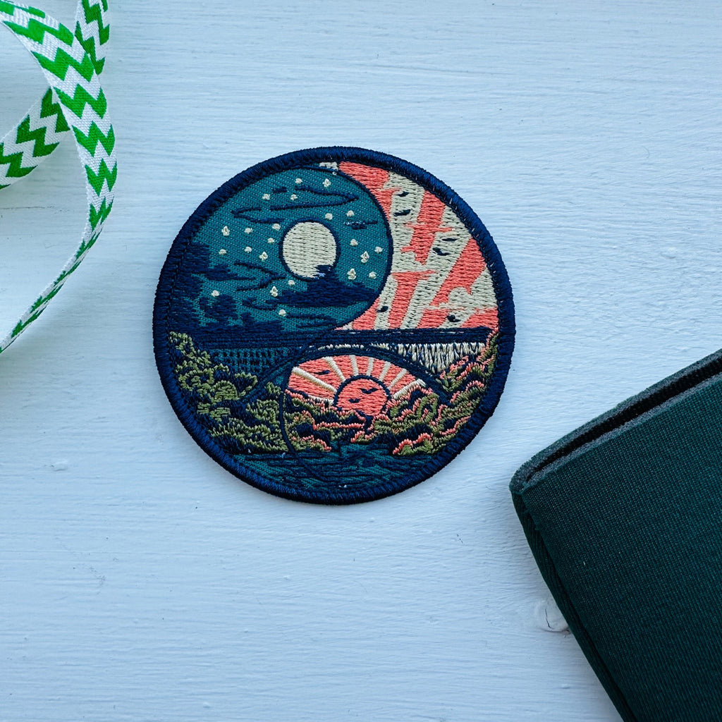 New River Yin Yang Patch – Loving West Virginia