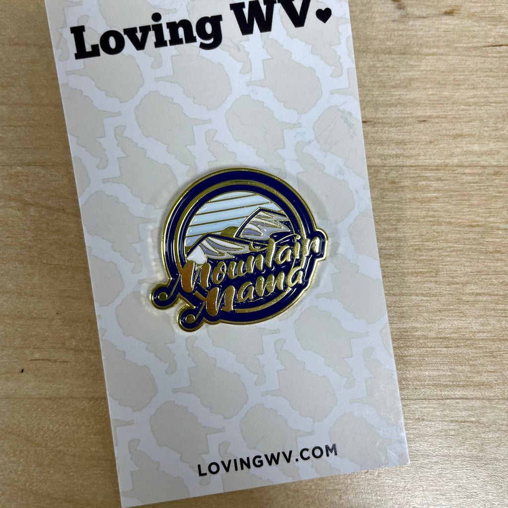 Mountain Mama Acrylic Pin – Loving West Virginia