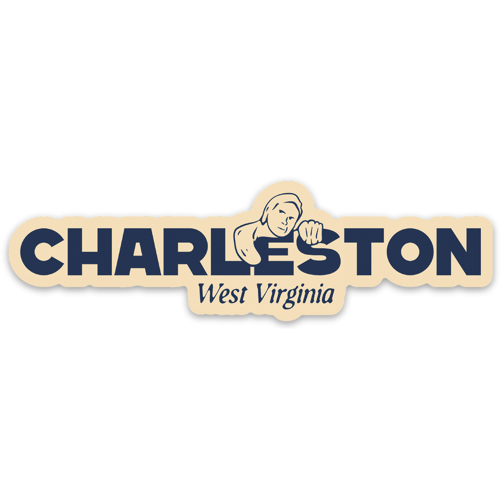 Charleston Mortar Man - Sticker – Loving West Virginia