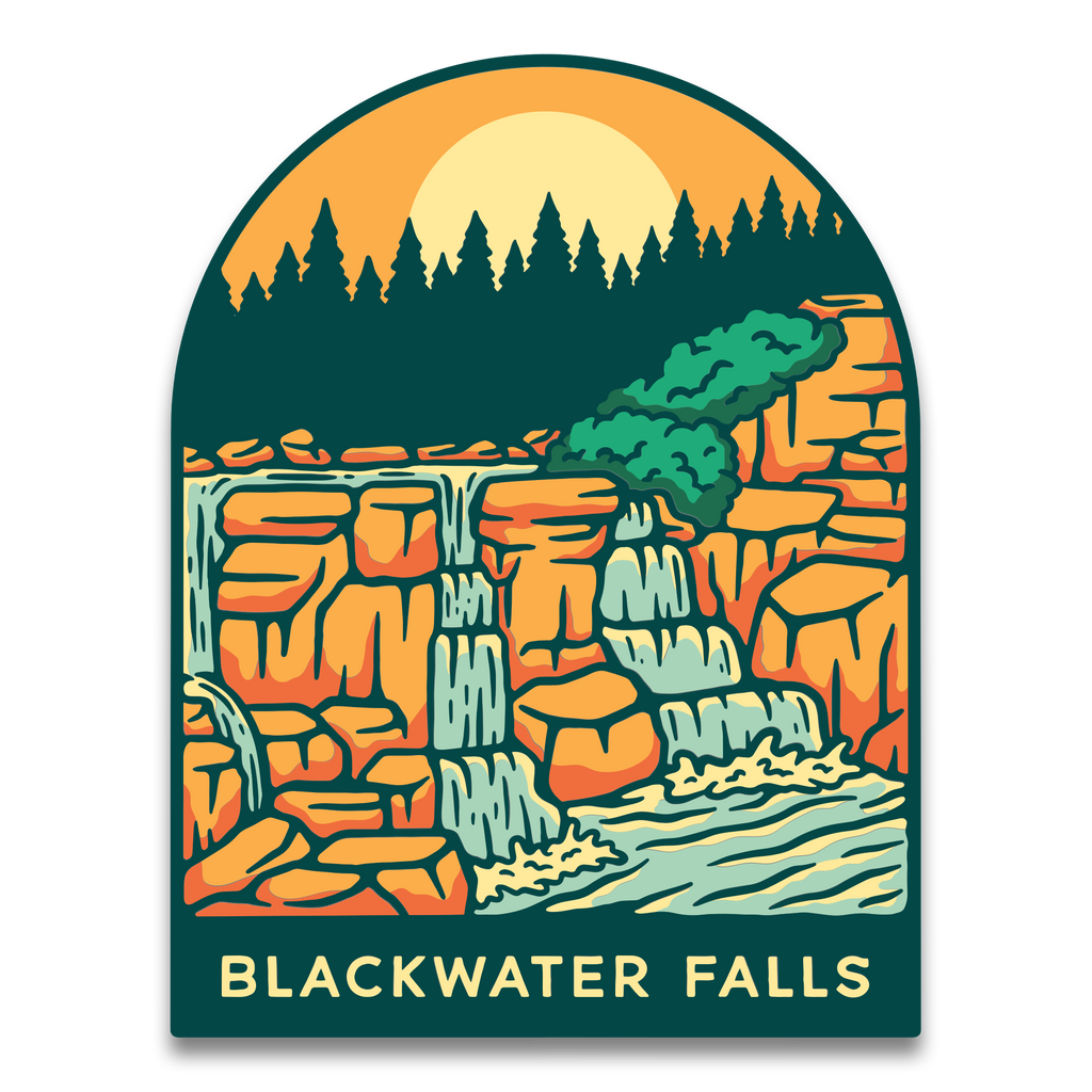 Blackwater Falls Sticker – Loving West Virginia