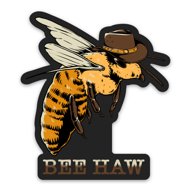 Bee Haw - Sticker – Loving West Virginia